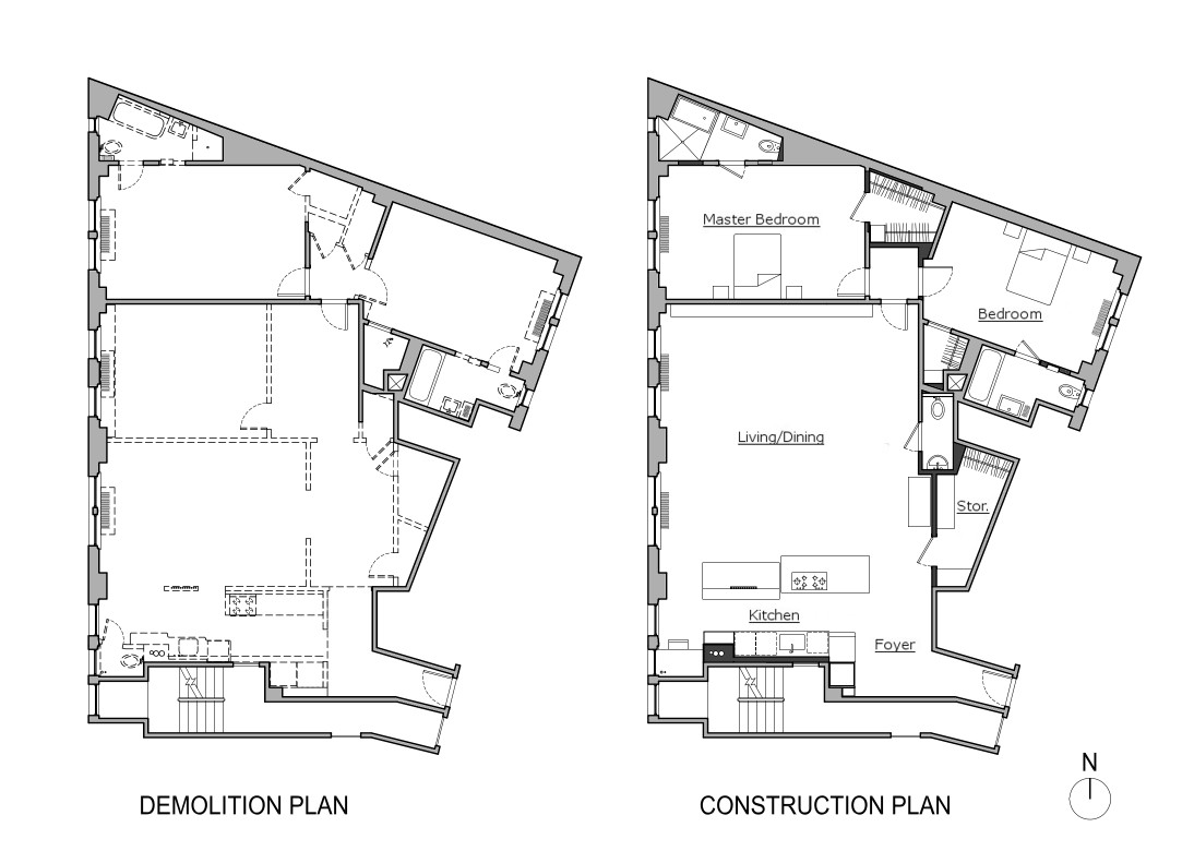 Manhattan Valley Apartment - SHERMAN ARCHITECTS