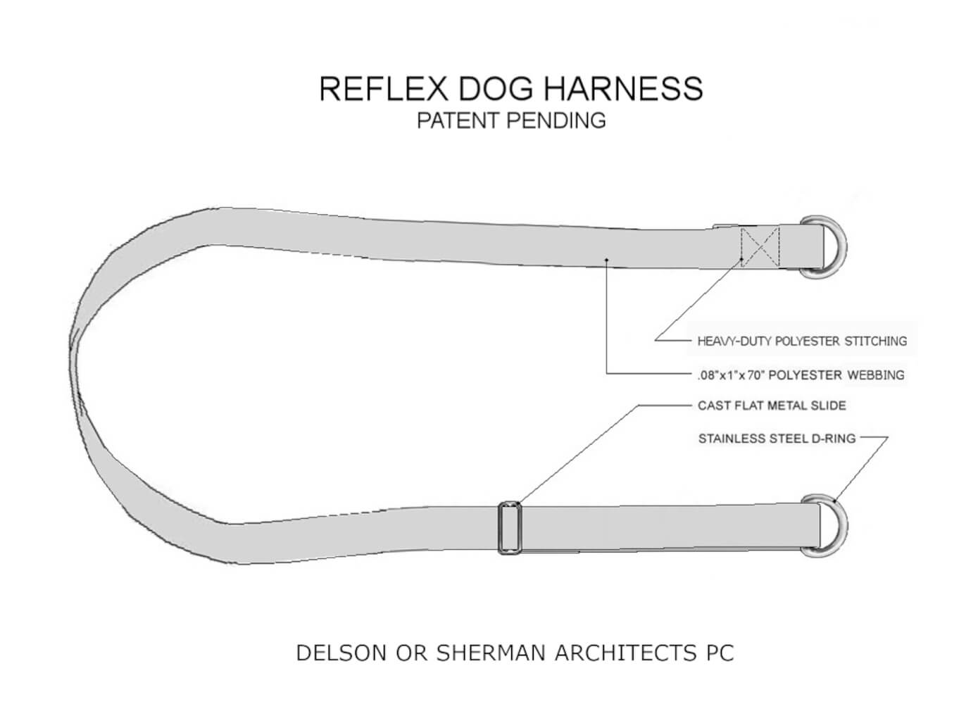 Reflex Dog Harness - SHERMAN ARCHITECTS