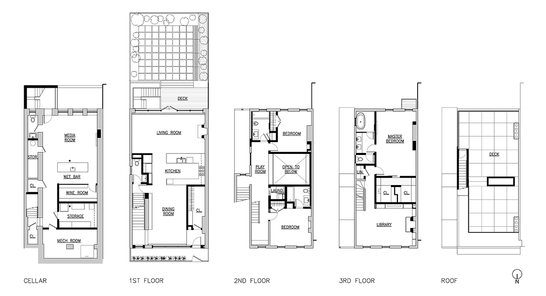 Greenpoint Row House - SHERMAN ARCHITECTS